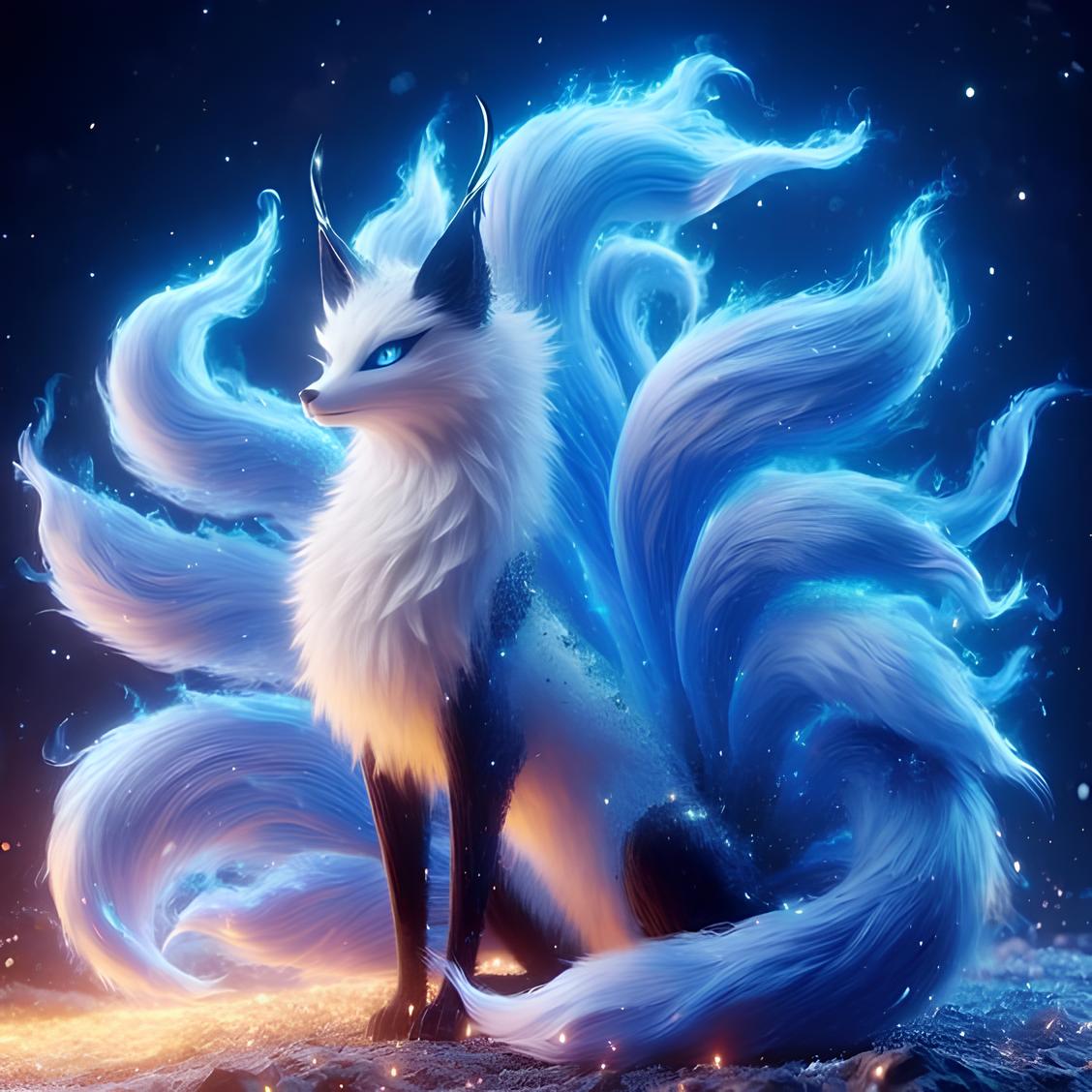 Diamond Painting Renard à Neuf Queues – Gulufun